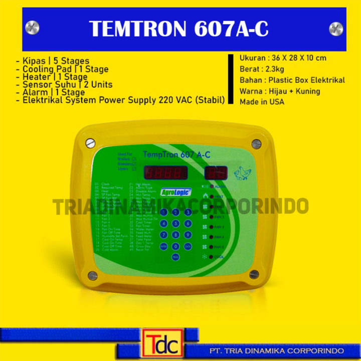 Temptron 607 AC / Temtron 607AC / Peralatan Kandang / Aksesoris Kandang ...