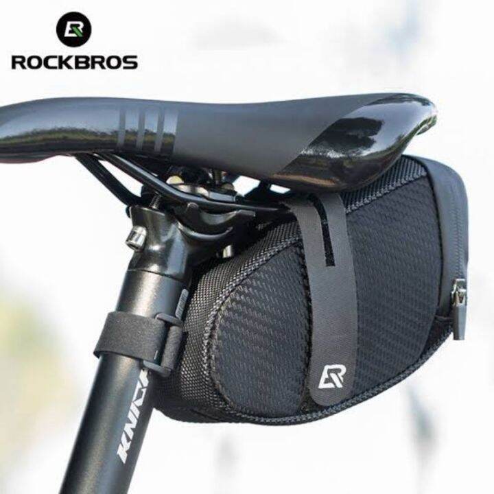 ROCKBROS B74 Bicycle Waterproof Seat Saddle Bag, Black | Lazada PH