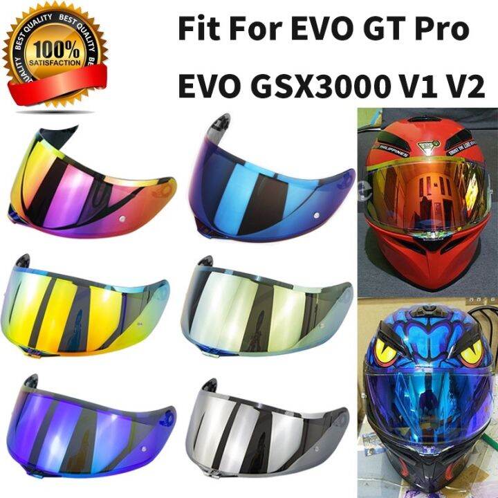 Helmet Visor Lens Fit For EVO GSX3000 V1 V2 GT Pro Iridium | Lazada PH