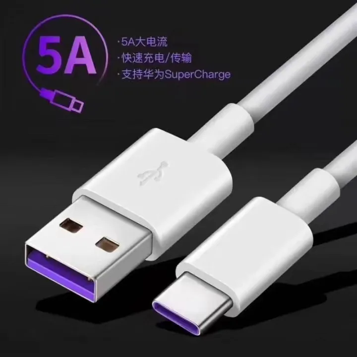 Kabel Data Bulat Fast Charging 5A Micro Usb Type C Lightning 1 Meter ...