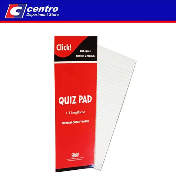 CENTRO CLICK LENGTHWISE WRITING PAD PAPER 2PCS SET | Lazada PH