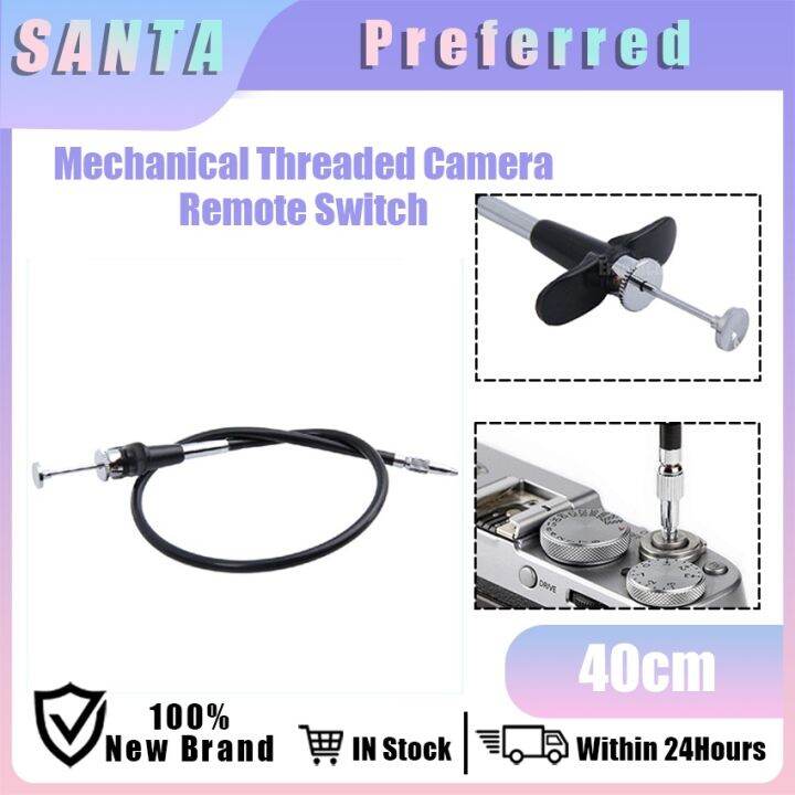 13.75"(40CM) Camera Mechanical Shutter Release Cable Mental Remote Switch Cord for FUJI X100 X10 ...