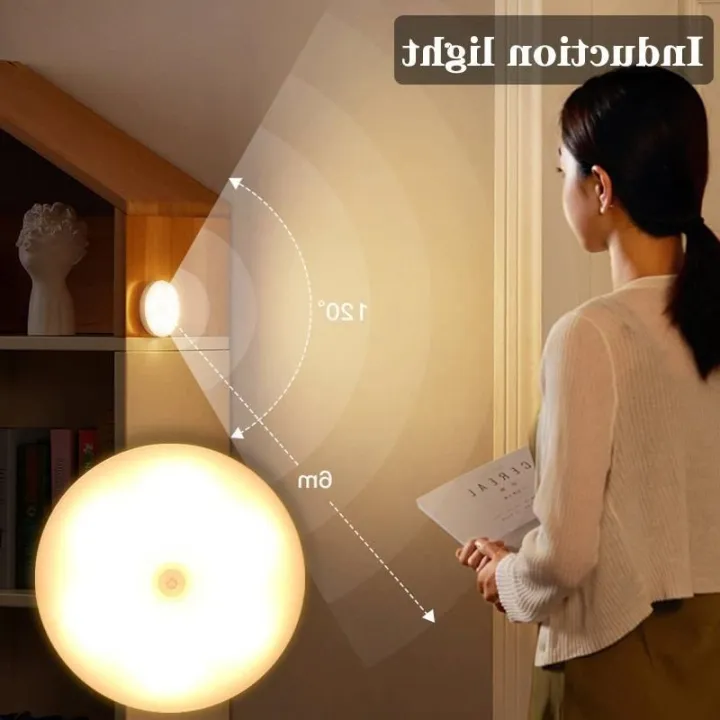LED Night Light with PIR Intelligent Motion Sensor Nightlight Human ...