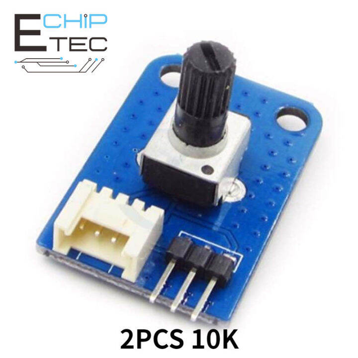 2PCS 10K Rotary Potentiometer Analog Knob Potentiometer Module 3p/4p ...