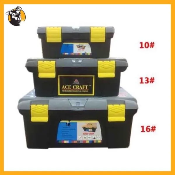 SUN SUPER TOOLS Multifunction Plastic Toolbox On-Board Storage Box ...
