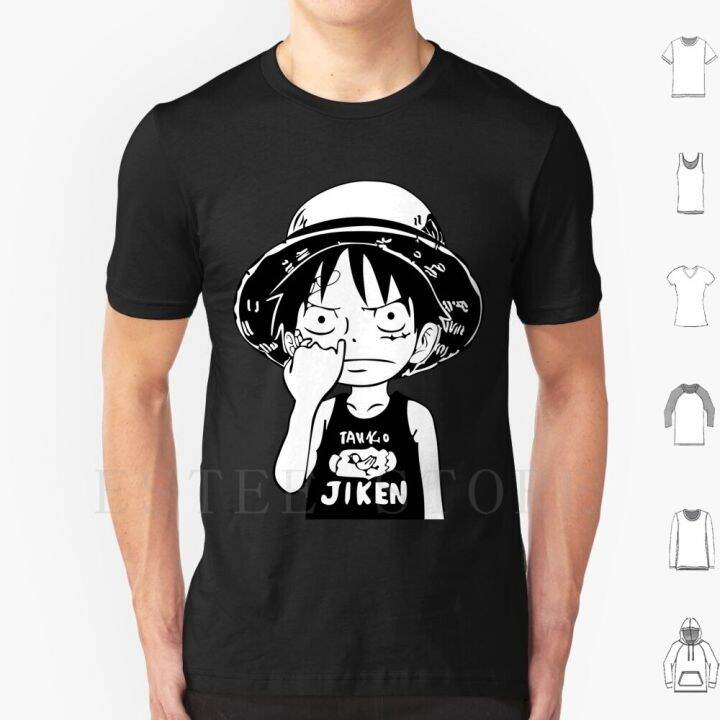 Luffy Picking Nose T Shirt Diy Big Size 100% Cotton Meme Cute Nose ...