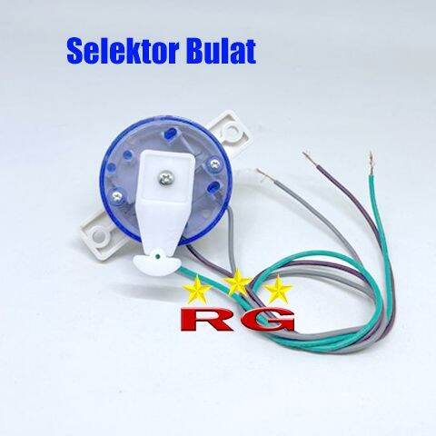 SWITCH SELECTOR BULAT MESIN CUCI / TIMER PEMBUANGAN | Lazada Indonesia