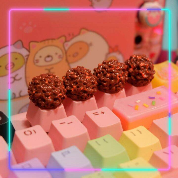 Choco Ball Artisan Kawaii Keycaps for Mechanical Keyboard | Lazada PH