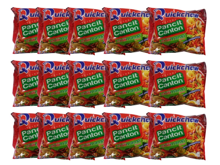 Red Quickchow Pancit Canton Chilimansi Flavor 65g 15's 615297 | Lazada PH