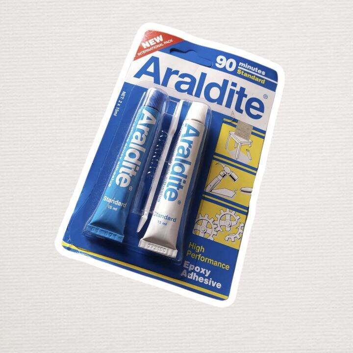 MG - LEM ARALDITE BIRU/MERAH EPOXY RESIN BESI ARALDIT BIRU 90 MENIT ...