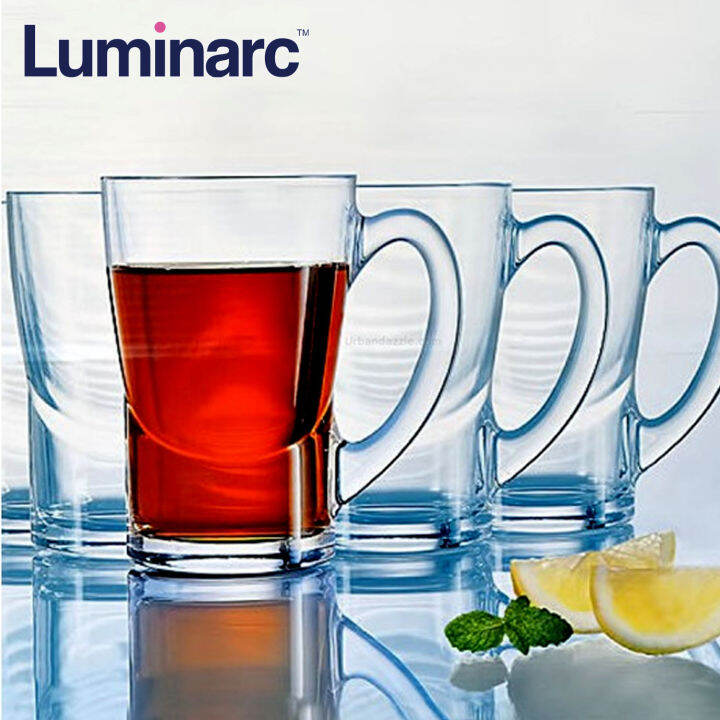 Luminarc H0909/SC674 Structure 6pcs 28cl Coffee Mug Set Heat Resistant ...