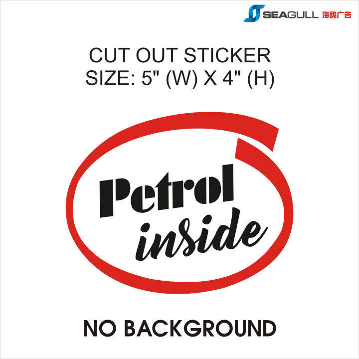 Car Sticker Petrol Diesel / Automobile / Bumper Sticker / Self Adhesive ...