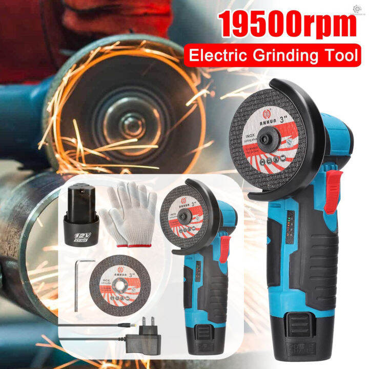 Mesin Gerinda Cordless Gerinda Baterai Angle Grinder Portable Mesin ...