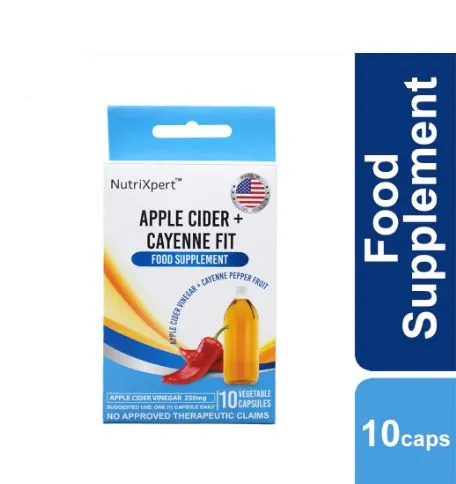 NUTRIXPERT Apple Cider + Cayenne Fit 10 Capsule | Lazada PH
