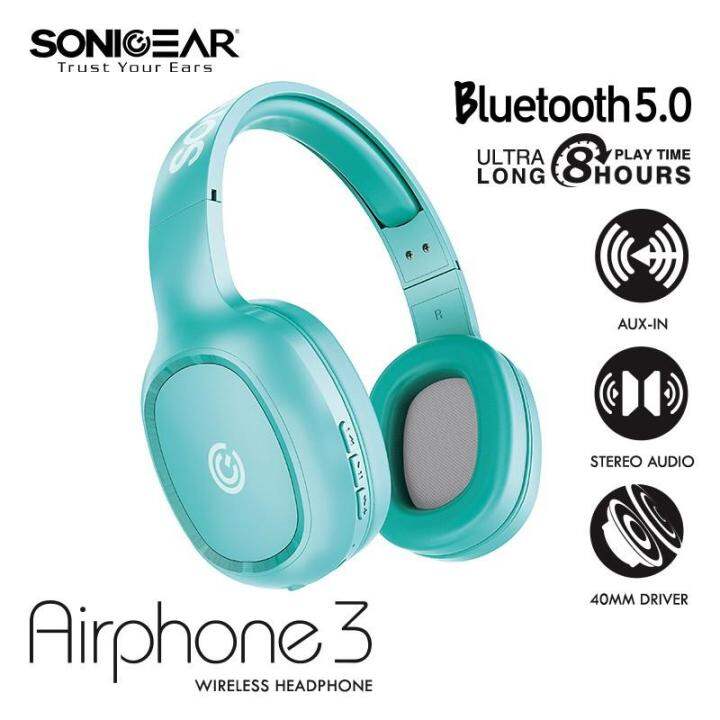 Headhone Wireless SONICGEAR Airphone 3 Bluetooth 5.0 | Lazada Indonesia