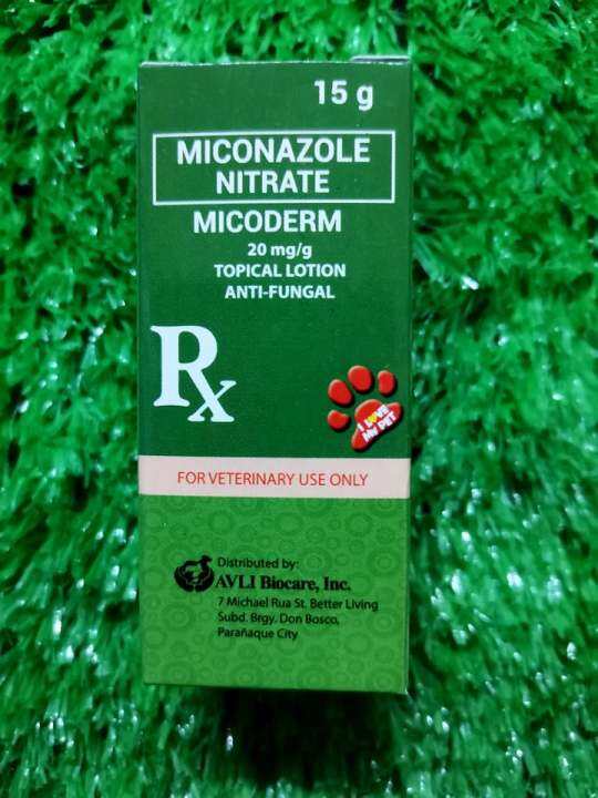 Micoderm Anti-Fungal Topical Lotion for Dogs and Cats (15g) | Lazada PH