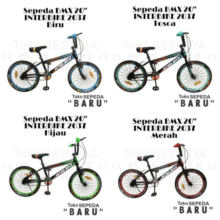 TB - Sepeda BMX INTERBIKE JETFORCE Ukuran 20 Inch | Lazada Indonesia