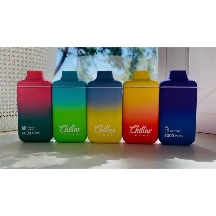 hot VAPE POD Chillax Plus 6000 Puff dispos pod 50mg 5 MENTHOL TOBACCO ...