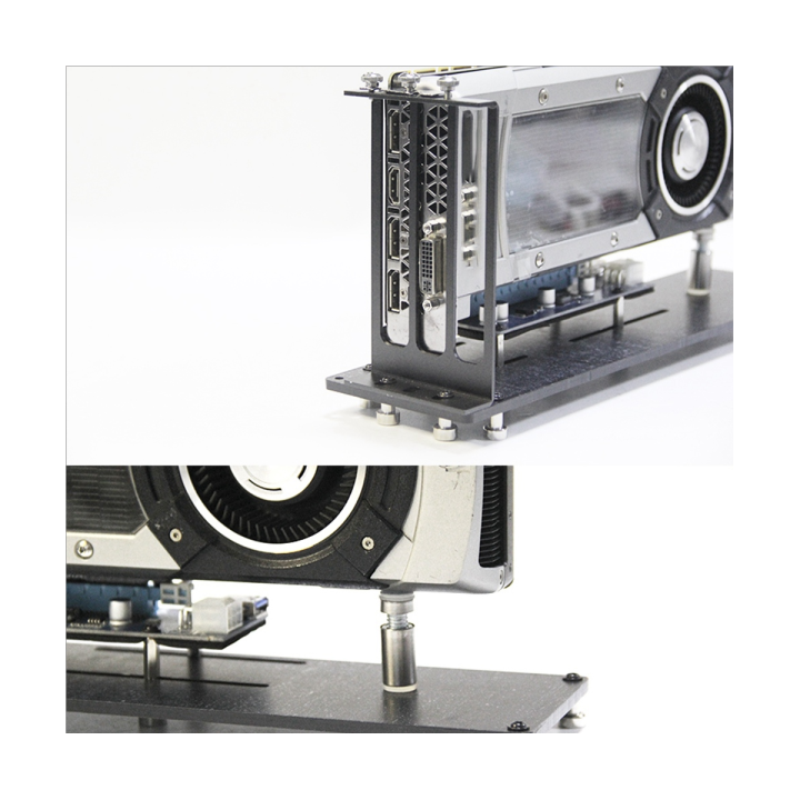 Graphics Card Vertical Bracket PCI Express Stent Mount Stand Holder for ...