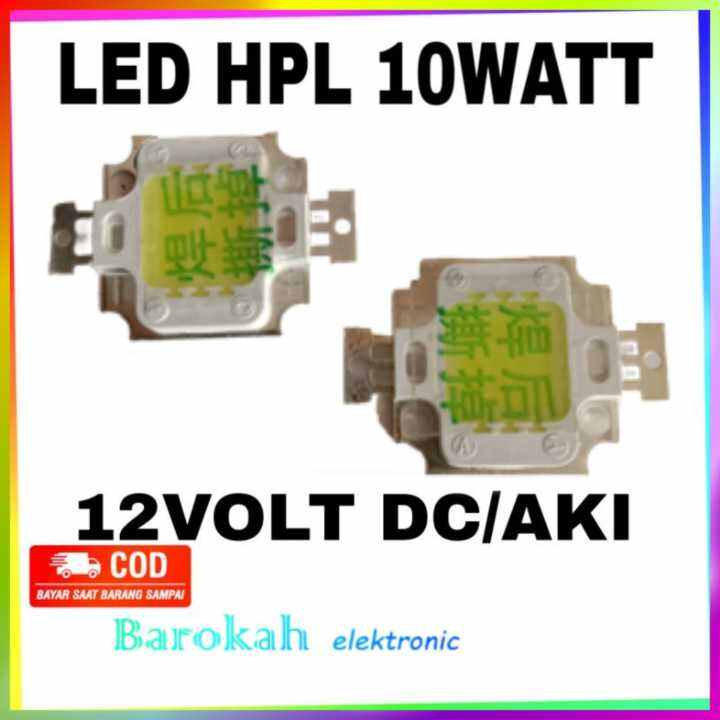 Led HPL COB 12 volt Putih 10 watt Original | Lazada Indonesia