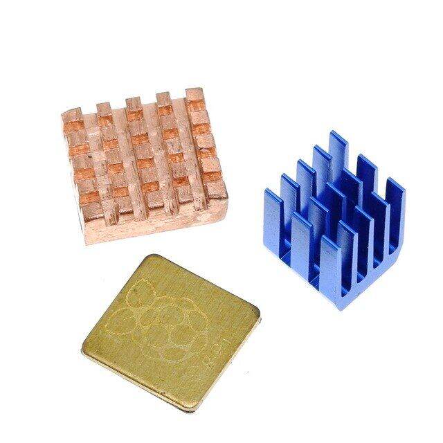 Raspberry Pi 3 4 B Heat Sink Copper Aluminum Heatsink Radiator Cooler ...