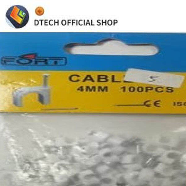 FORT Cable Clip Klem Kabel Putih FCC-4mm | Lazada Indonesia
