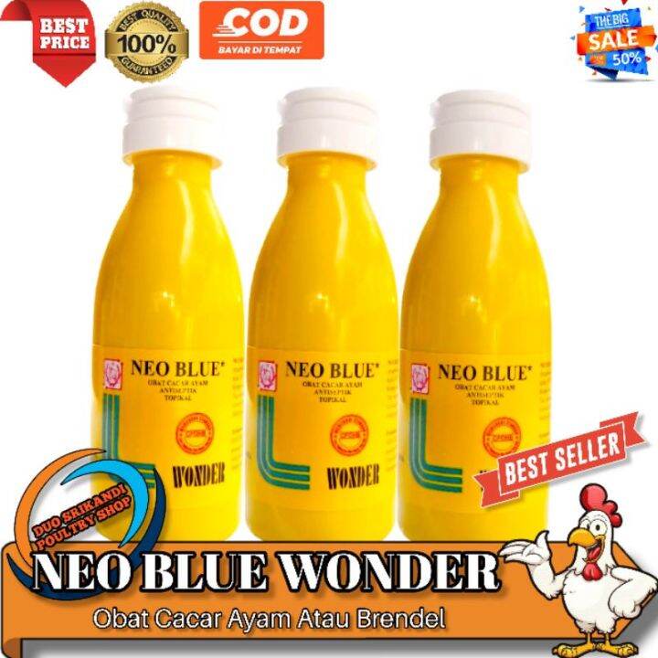 Neo blue obat biru untuk luka,cacar brendel infeksi ayam | Lazada Indonesia