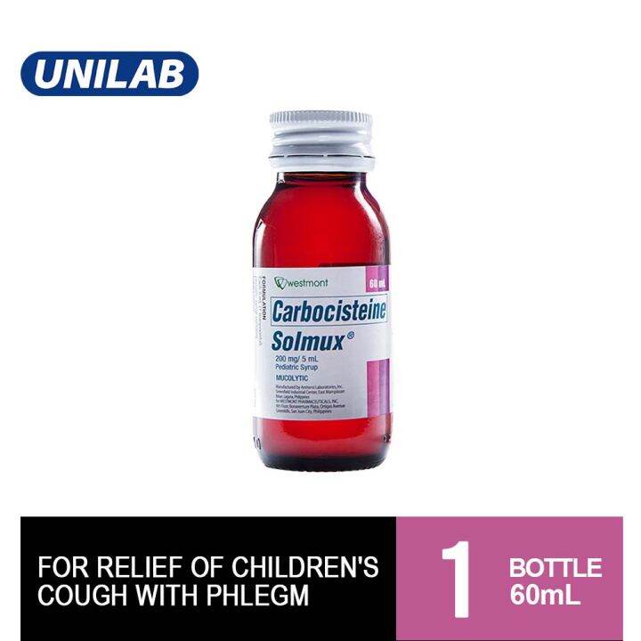 Solmux 200Mg 60mL Syrup For Relief Of Children's Cough With Phlegm ...