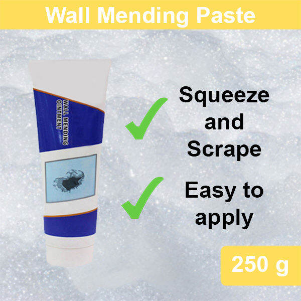 Wall Crack Repair Cream, Magic White Latex Paint Wall Repair Paste Waterproof Walls Peeling Hole ...