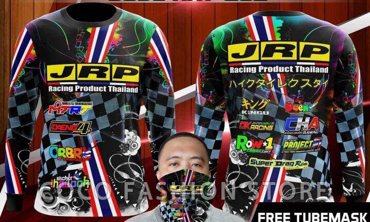 JRP Racing Product Thailand full sublimation long sleeves shirt ...