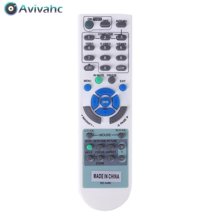 รีโมทคอนโทรลสำหรับ NEC Projector V260X + V300X + V260 RD-448E RD-443E ...