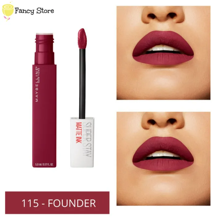 Maybelline Superstay [115 FOUNDER] Matte Ink Lip Cream Matte | Lazada ...