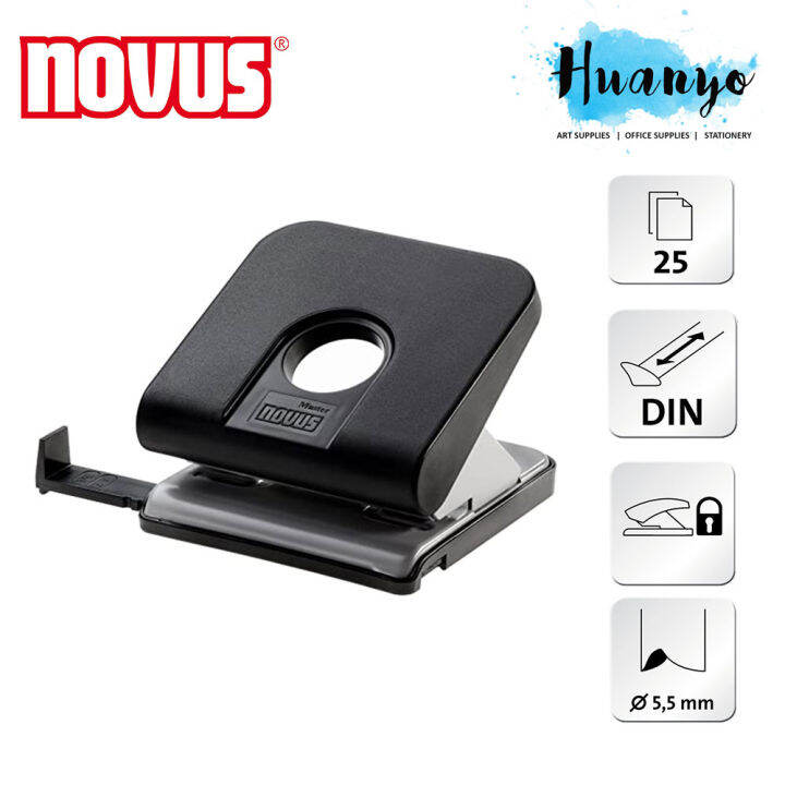Novus Master Heavy Duty Paper Hole Puncher With Stop Bar | Lazada