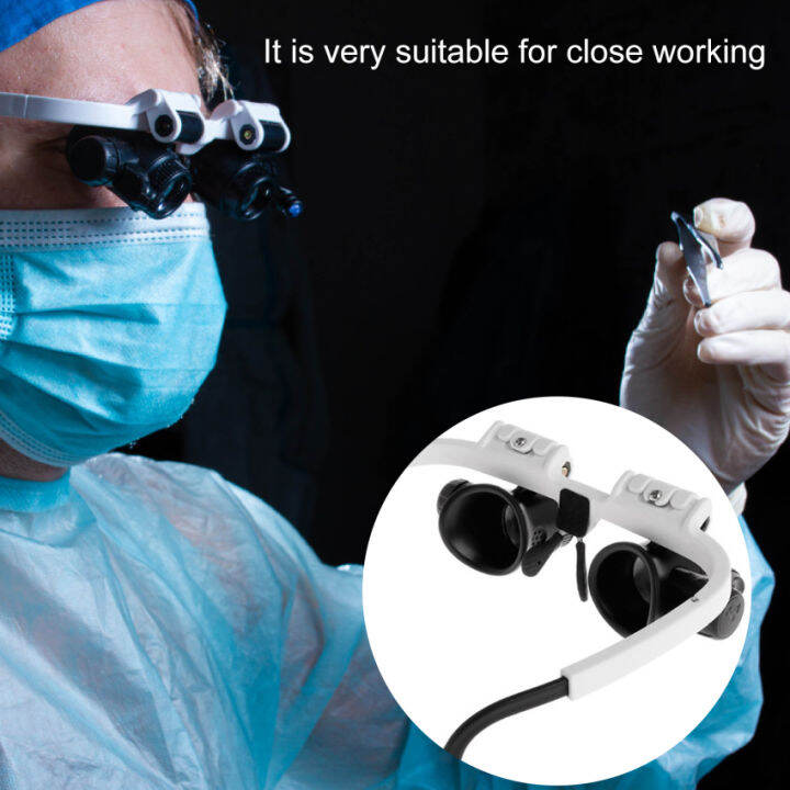 TTLIFE Illuminated Head Microscope Headband With 2 LEDs For Antique ...