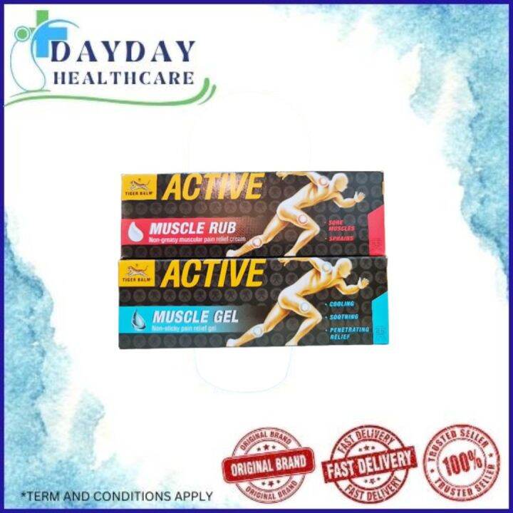 Tiger Balm Active Muscle Gel / Muscle Rub 60g | Lazada