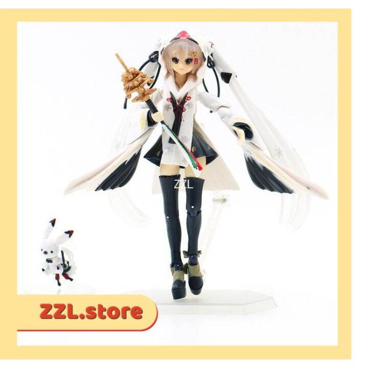 Figma Red Crowned Crane Psychic Snow Hatsune Miku Interchangeable Head ...