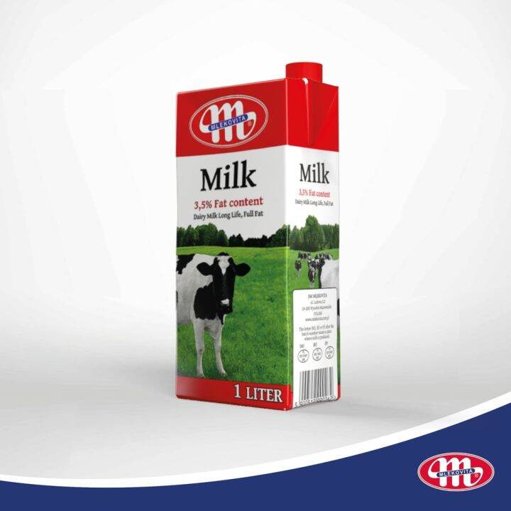 Mlekovita Full Cream UHT Milk (3.5 Fat Content) 1000mL / 1 Liter | Lazada PH
