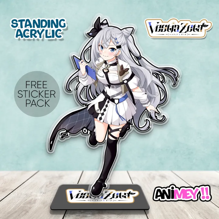 Standing Acrylic Vestia Zeta Hololive Vtuber Anime Standee | Lazada ...