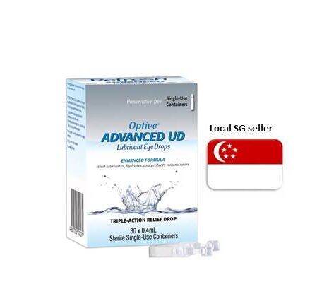 Optive Advanced UD Lubricant Eyedrops, 0.4ml x 30s | Lazada Singapore