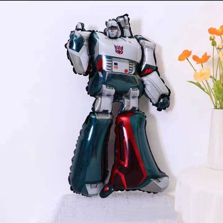 29 inch Transformers theme Bumblebee Megatron happy birthday party ...
