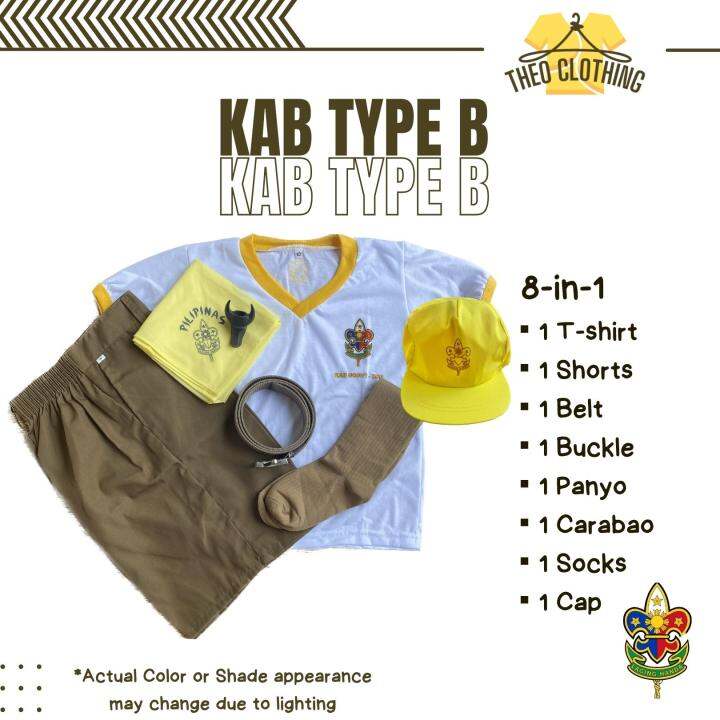 KAB Type B Complete Set of Uniform for Boy | Theo Clothing | Lazada PH