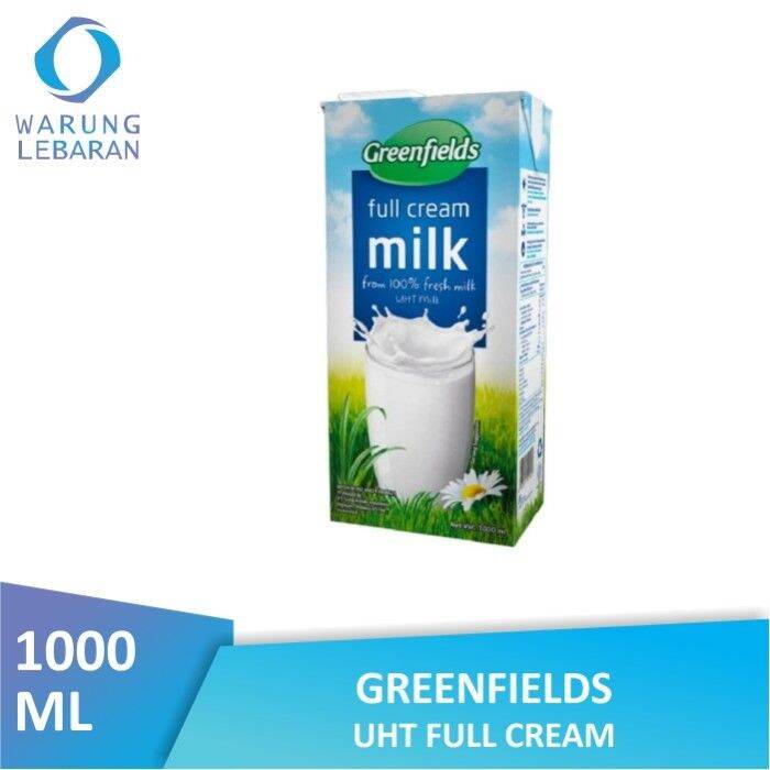 Greenfields UHT Full Cream 1000 ML - 1 LT | Lazada Indonesia