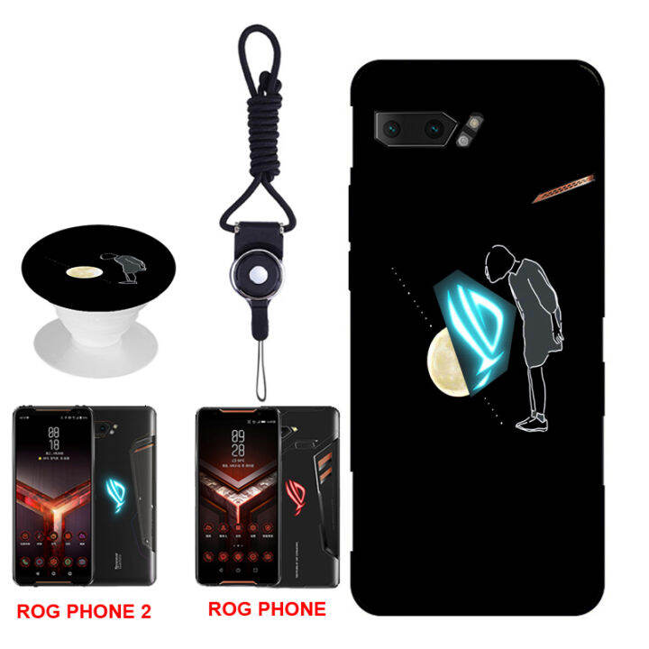 เคสซิลิโคนนิ่มสำหรับ ASUS I001DA/ ASUS ROG 2/ZS660KL,เคสโทรศัพท์มีลายเดียวกันและเชือก | Lazada.co.th