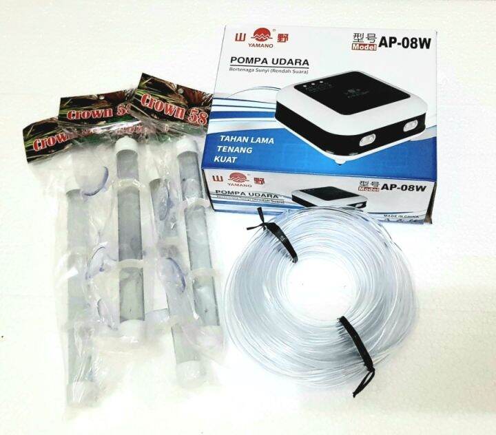 Paket Aerator 4 lubang selang 10meter (varian pipa atau airstone) | Lazada Indonesia