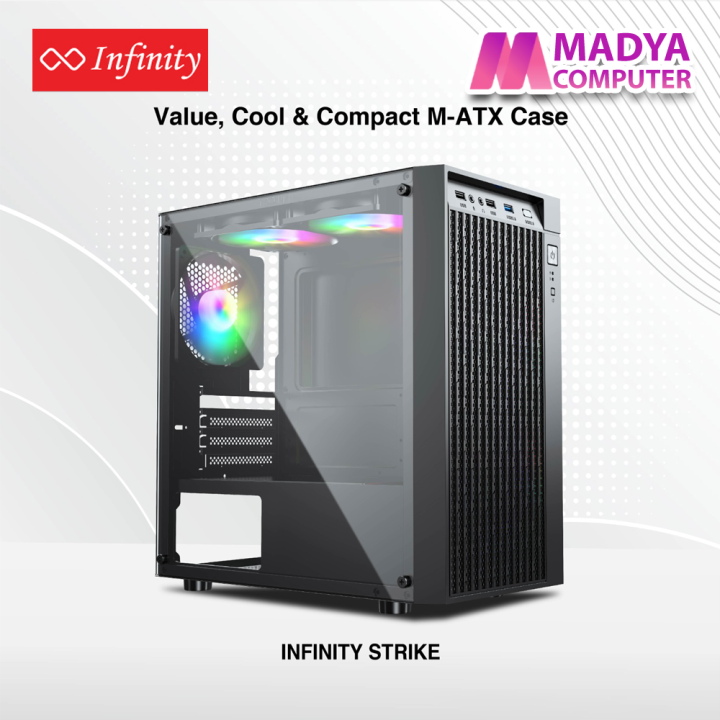 Casing PC Gaming Infinity Strike - Casing Komputer | Lazada Indonesia
