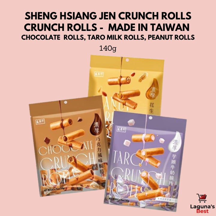 Sheng Hsiang Jen Crunch Rolls 140g - Made in Taiwan | Lazada PH