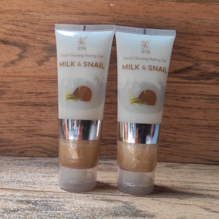 SYB - Milk & Snail Facial glowing peeling gel | Lazada Indonesia