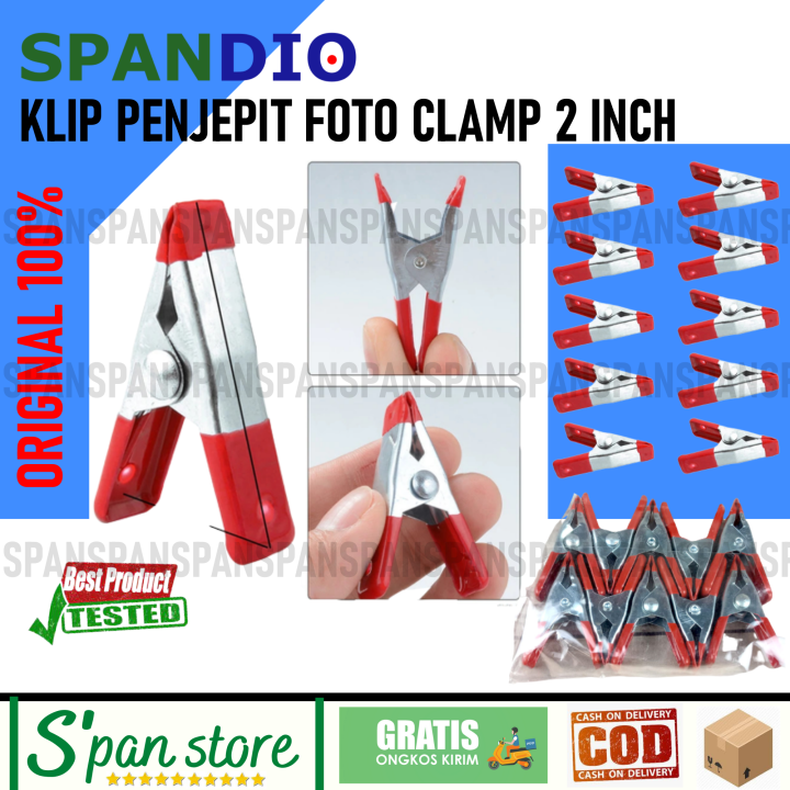 PENJEPIT CLAMP KLIP BACKDROP BACKGROUND BANNER LATAR FOTO 10 PCS | Lazada Indonesia