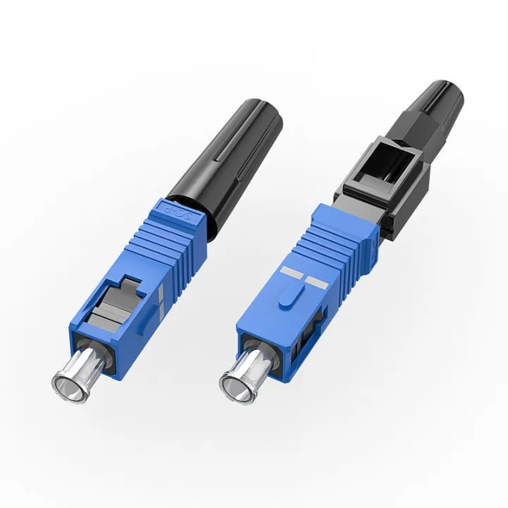 Embedded type SC FTTH fiber cold subgroups skin line quick connector ...
