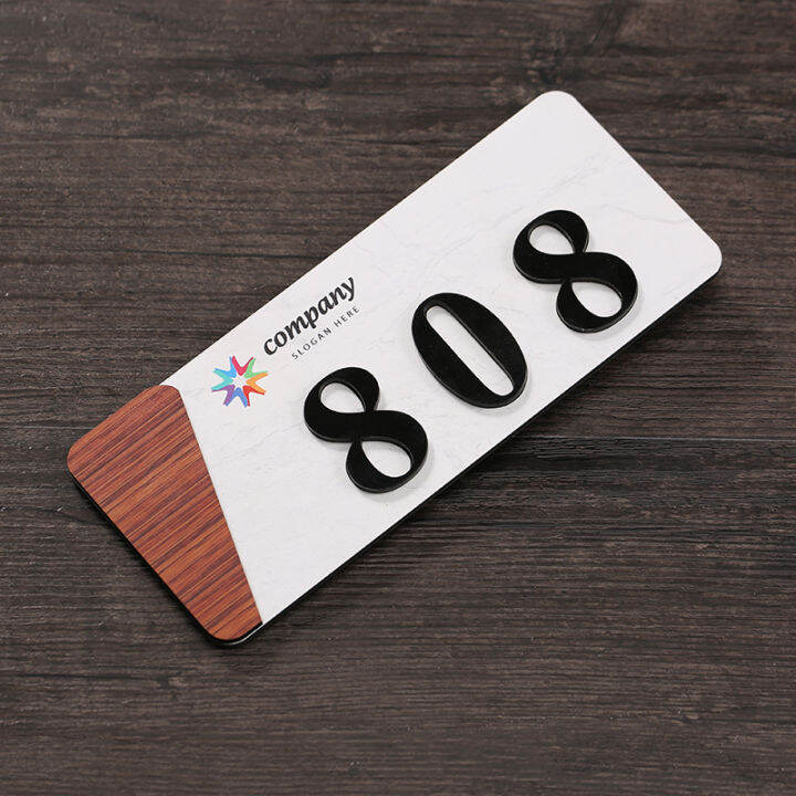 House number plate Home hotel box room number sign plate house number ...
